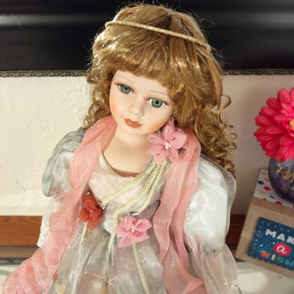 Cathay Collection | Toys | Porcelain Doll Cathay Collection Curly ...